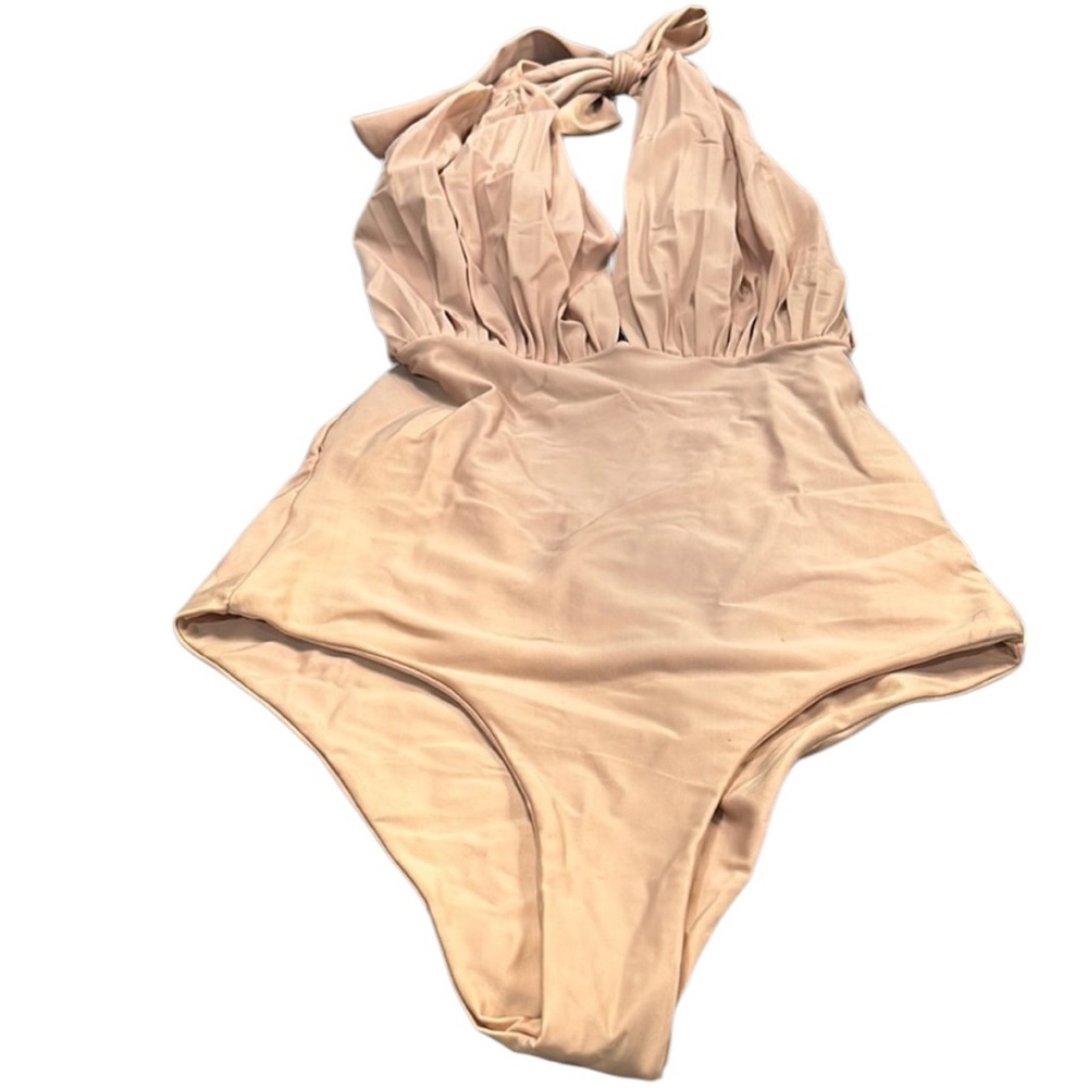 Gabriela Pires Tan Tie One Piece Swimsuit - Gem